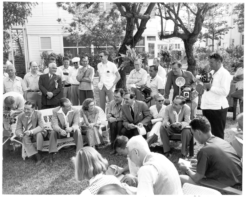 Press Conference in the Garden of the Little White House | Harry S. Truman