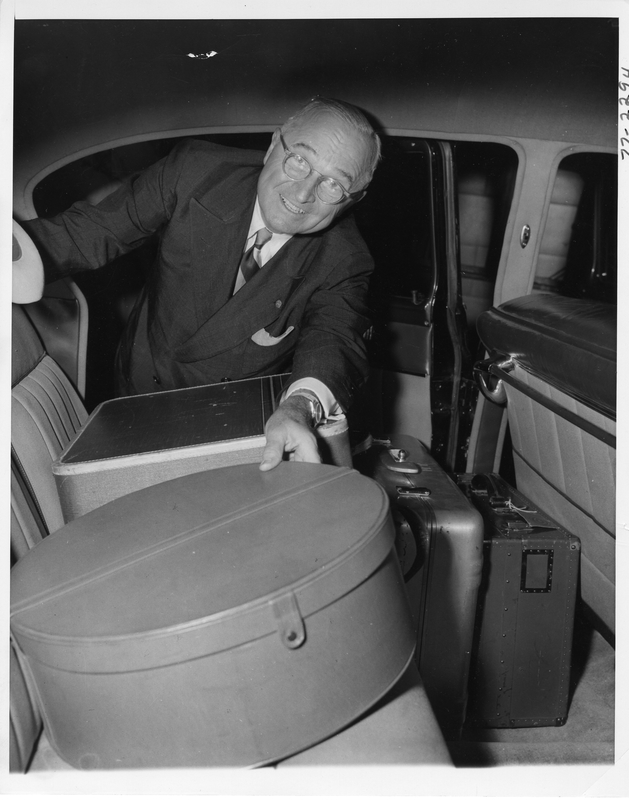 Former President Harry S. Truman Loads the Car | Harry S. Truman