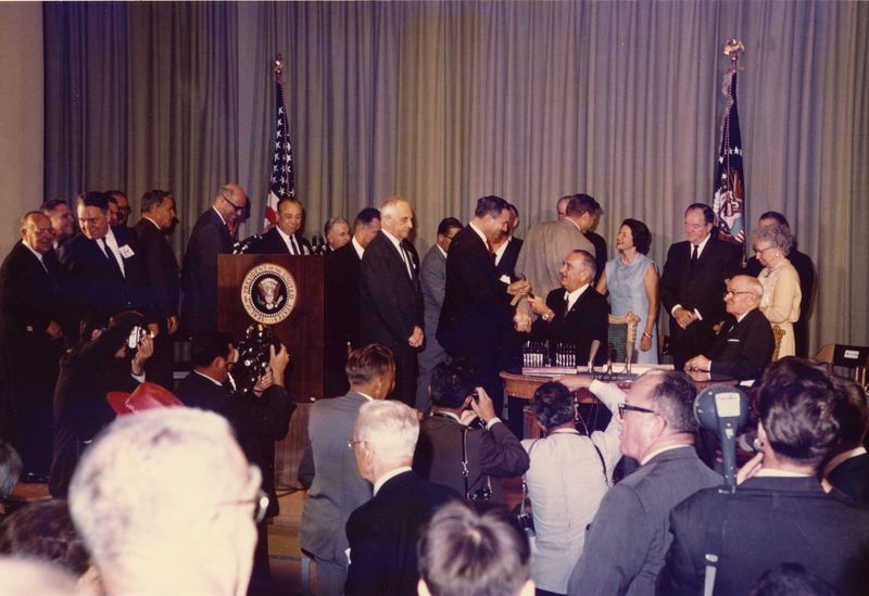 President Johnson Signing Medicare Bill at Truman Library | Harry S. Truman