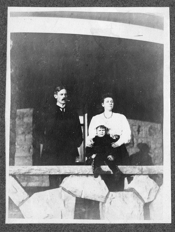 Gates Relatives Standing on a Porch | Harry S. Truman