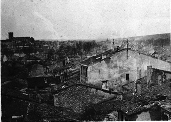 Unidentified town in France after World War I | Harry S. Truman