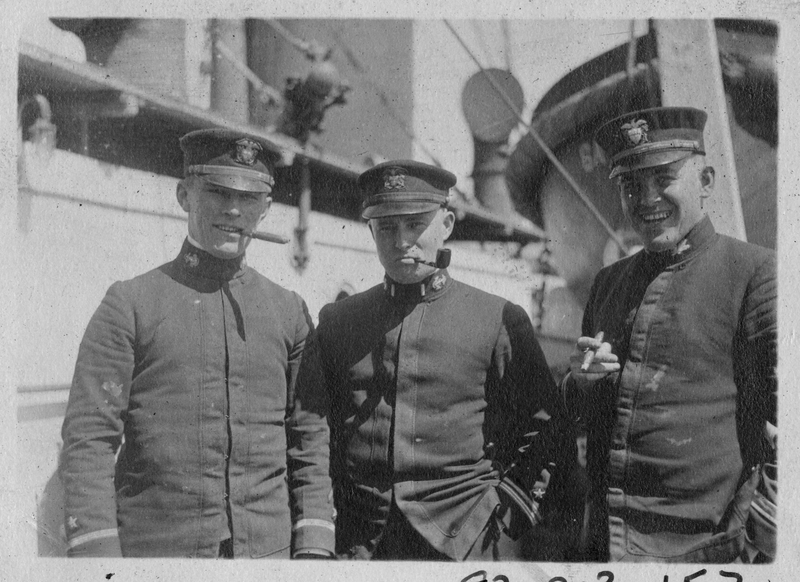 Naval officers on U. S. S. Zeppelin | Harry S. Truman
