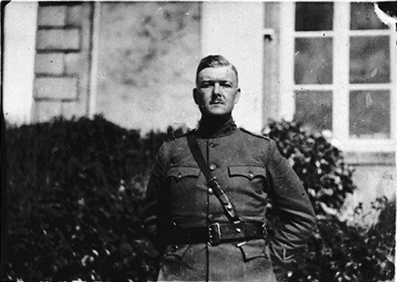 Second Lt. J. M. Dowell, Battery E, 129th F. A | Harry S. Truman