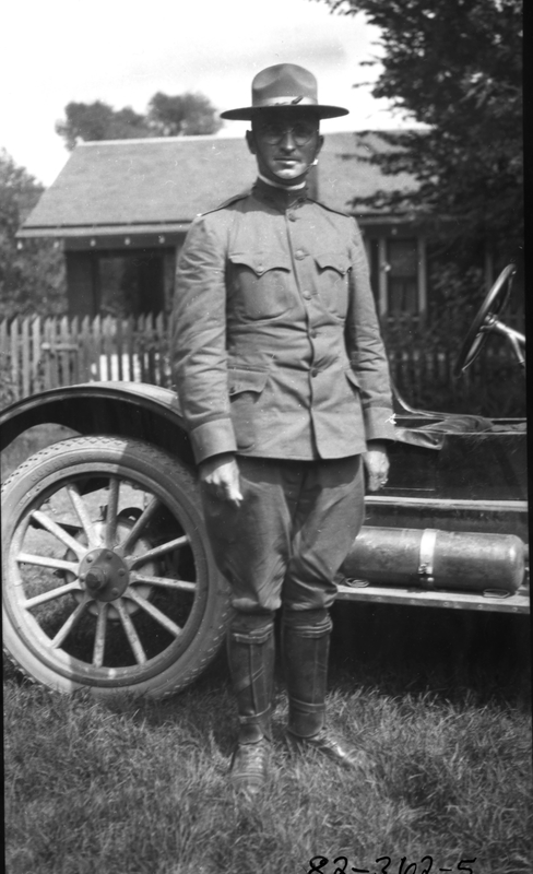 Harry S. Truman, Full-Length, in World War I Uniform, by Stafford Car ...