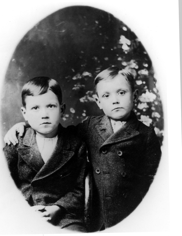 Portrait of two young boys | Harry S. Truman