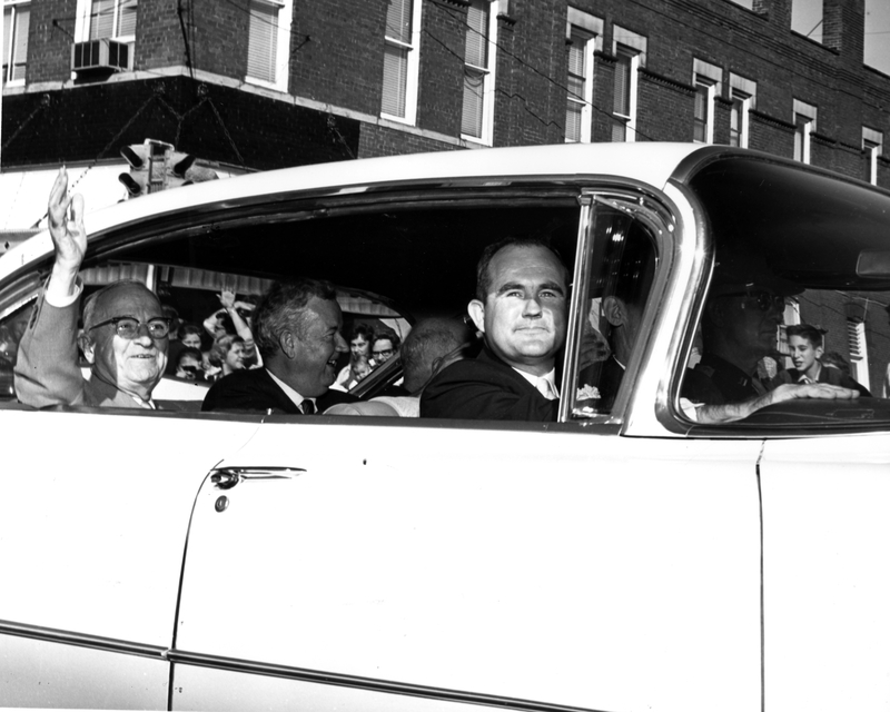 Former President Truman Rides with Alabama Governor John Patterson ...