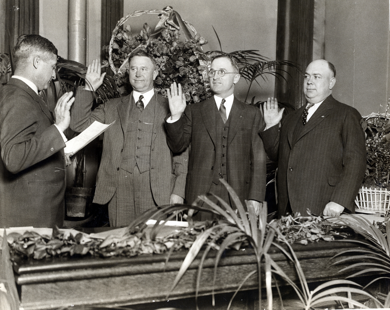 Harry Truman Sworn in as Judge of Jackson County | Harry S. Truman