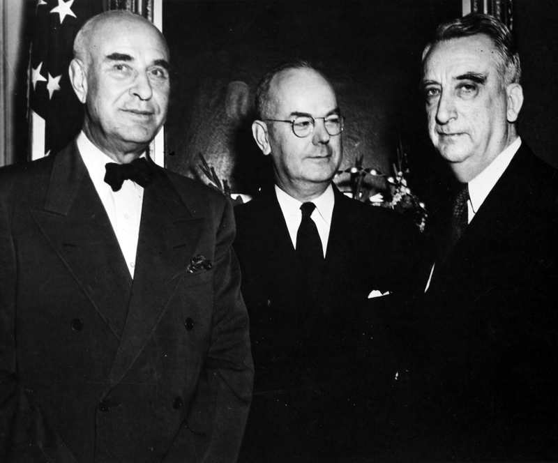 O. Max Gardner, John W. Snyder and Fred Vinson | Harry S. Truman