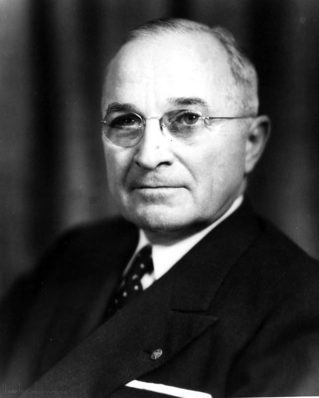 Formal full face portrait of President Harry S. Truman | Harry S. Truman