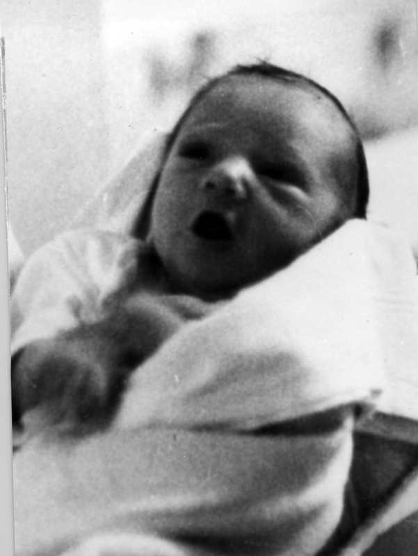 Newborn Portrait of Clifton Truman Daniel, Grandson of Former President ...