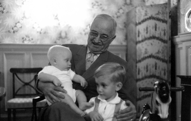 Former President Truman with Two Grandchildren | Harry S. Truman