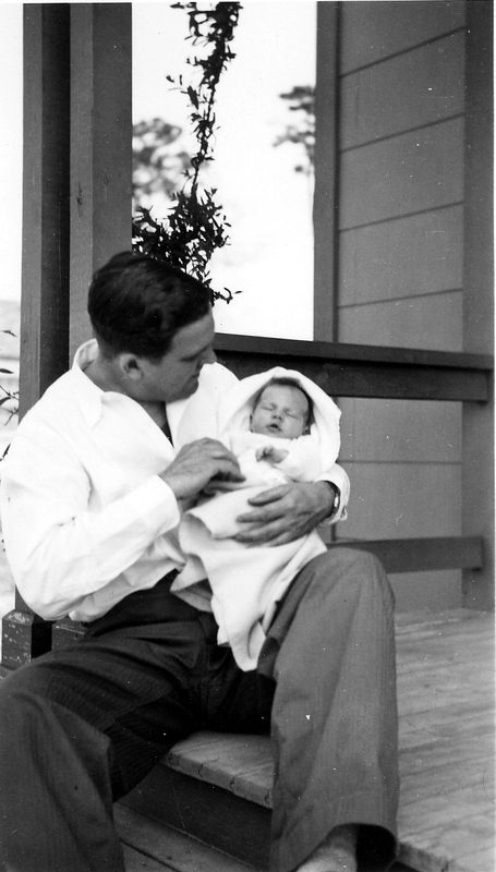 Snapshot of James E. Webb with daughter, Sarah Webb | Harry S. Truman