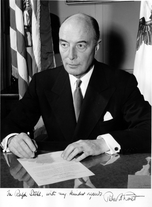 A portrait photo of Robert A. Lovett | Harry S. Truman