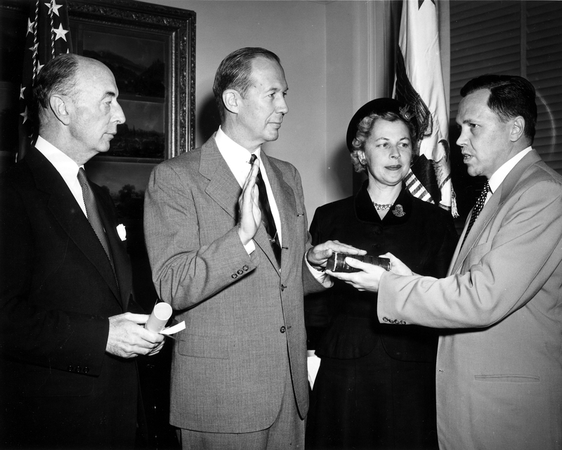 At the Pentagon, William C. Foster is sworn in as the new Deputy ...