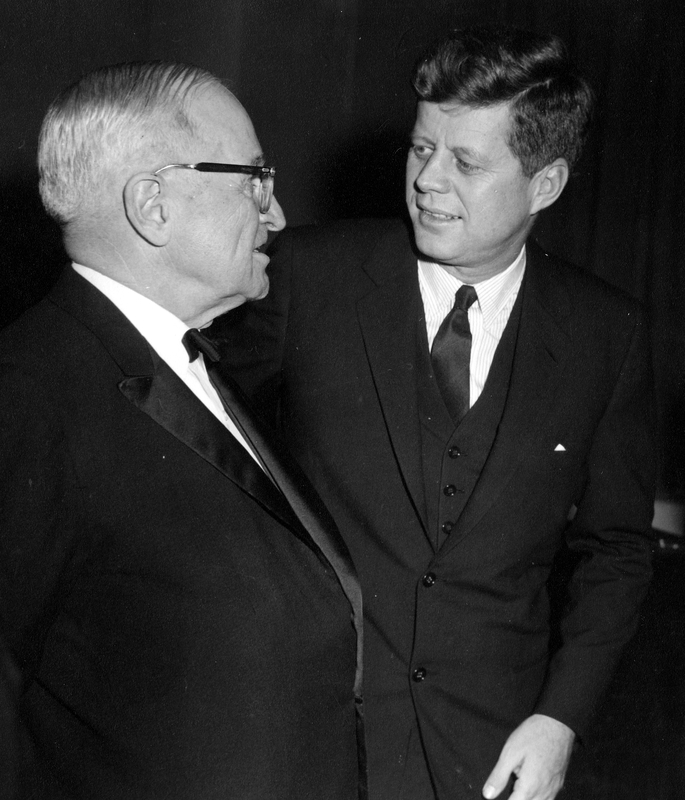 Former President Truman is shown with President Kennedy | Harry S. Truman