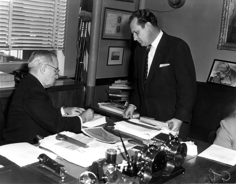 Truman signing memoirs | Harry S. Truman