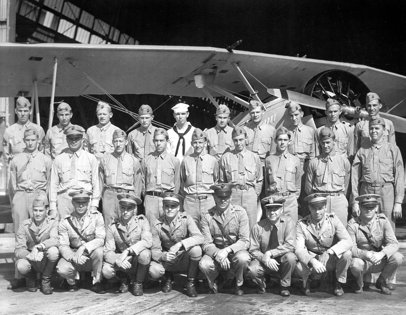 Captain Webb and other Marine aviators | Harry S. Truman
