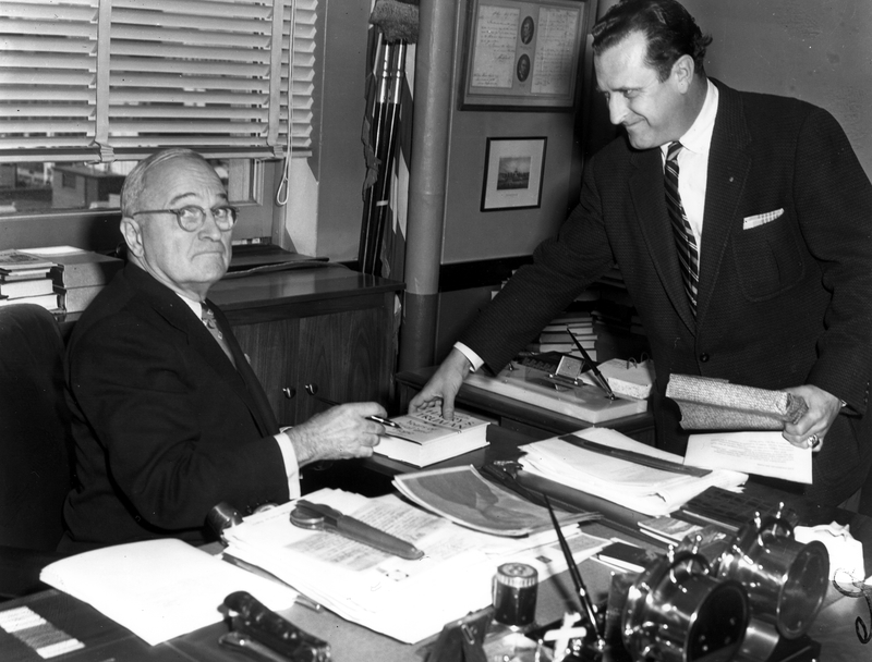 Truman signing memoirs | Harry S. Truman