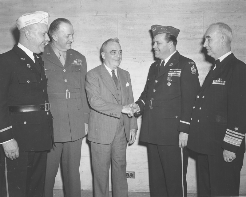 American Legion National Commander Paul H. Griffith Shown with Military ...