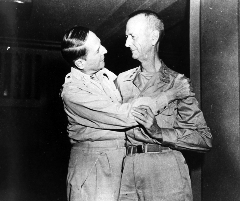 General MacArthur greets Gen. Jonathan Wainwright | Harry S. Truman