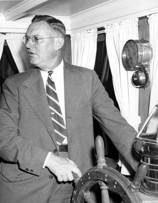 Reconversion Director John Steelman on a yacht | Harry S. Truman
