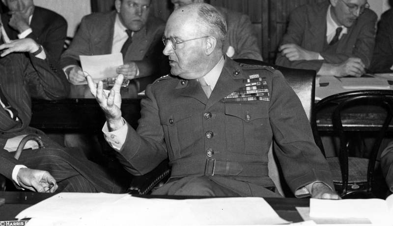 General A. A. Vandegrift Before Senate Committee | Harry S. Truman