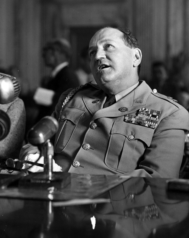 General Harry Vaughn Testifying at Senate Investigation | Harry S. Truman