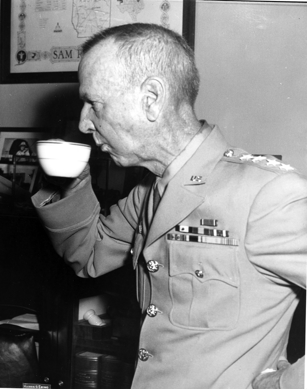 General Jonathan Wainwright drinking coffee | Harry S. Truman