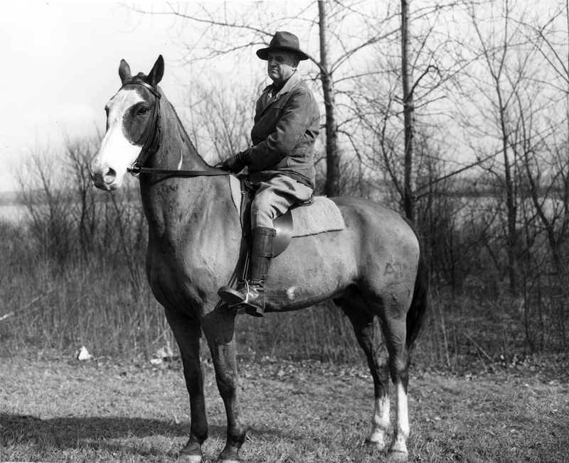Senetor Kenneth S. Wherry, Nebraska,on Horse | Harry S. Truman