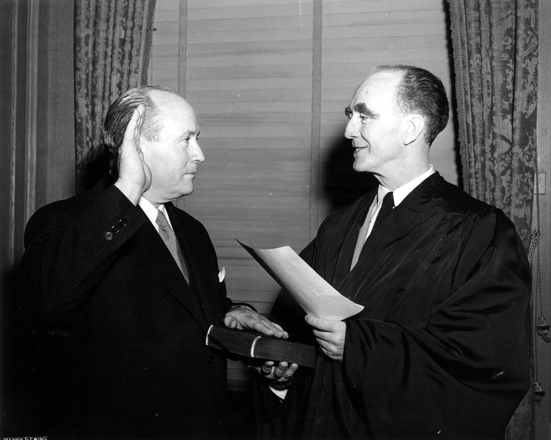 Robert Butler taking the oath of office as Ambassador to Cuba | Harry S ...