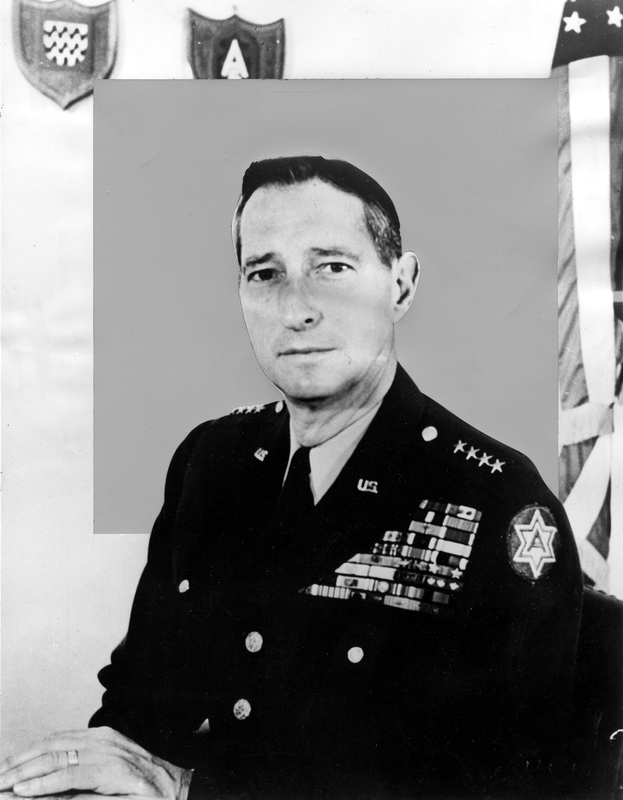 An airbrushed portrait of General Mark W. Clark | Harry S. Truman