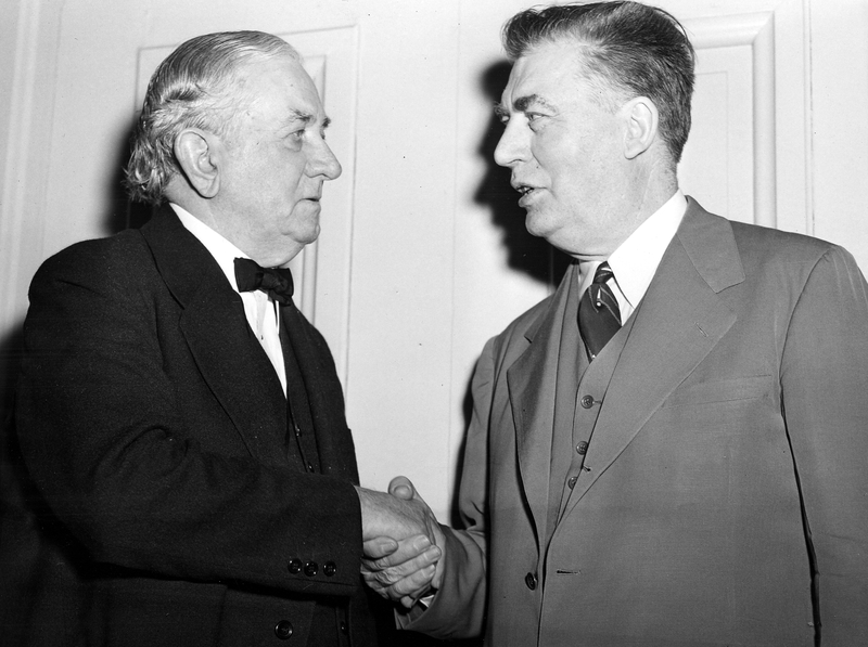 Photo of Senator Tom Connally (D), Texas and Senator Edwin C. Johnson ...