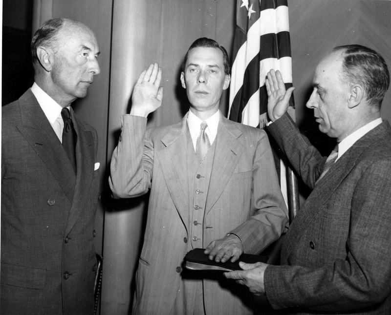 George V. Allen sworn in as Assistant Secretary of State | Harry S. Truman