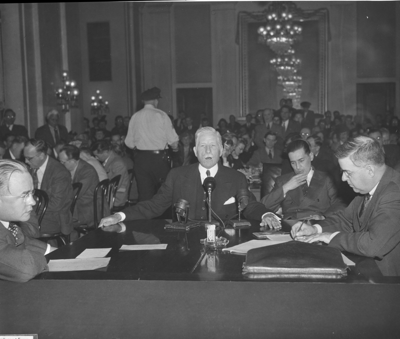 Photo of Ambassador to China Patrick J. Hurley Appearing Before the ...