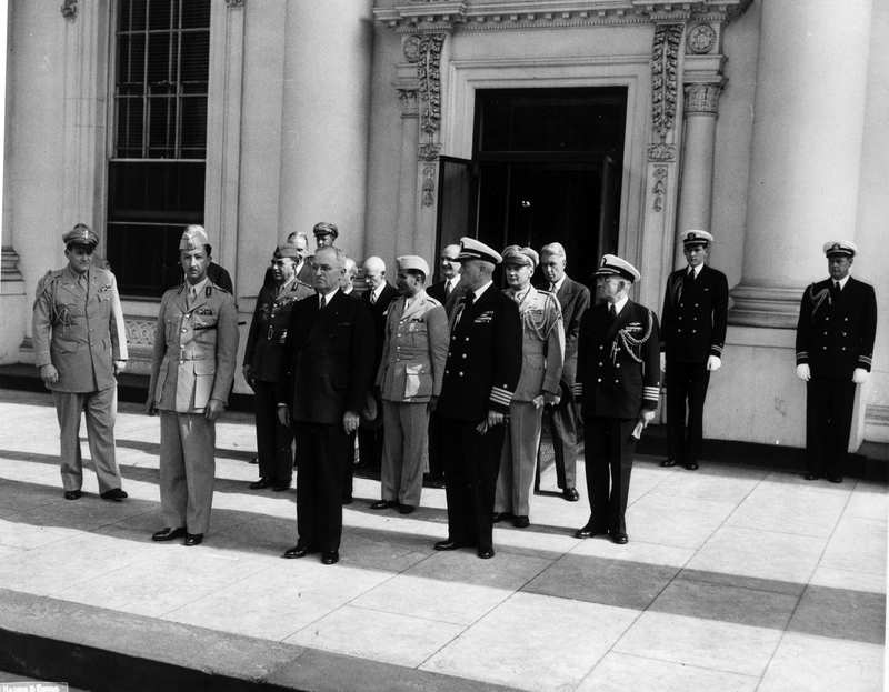 President Truman receiving His Royal Highness Prince Abdul Ilah, Regent ...
