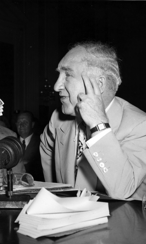 Photo of James C. Petrillo, head of the Musicians Labor Union, shown ...