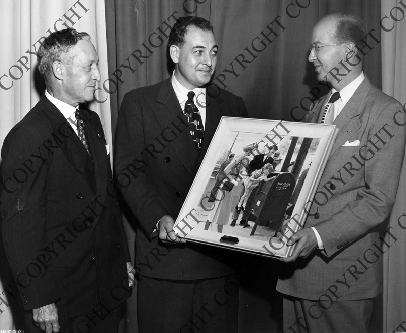 Presentation of Painting to Assistant Postmaster General Paul C. Aiken ...