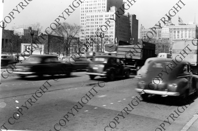 Billboard, St. Louis, advertising the Red Cross "Answer the Call" Fund ...