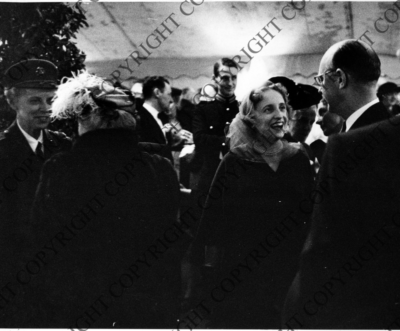 Margaret Truman speaking with Canadian Ambassador Hume Wrong | Harry S ...