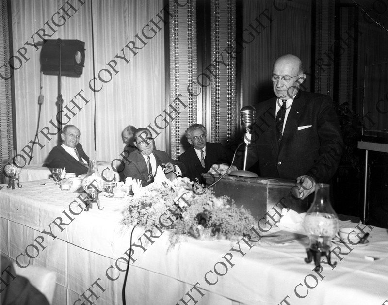 Eddie Jacobson speaking at event | Harry S. Truman