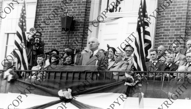 President Truman speaks at Liberty Bell replica dedication | Harry S ...