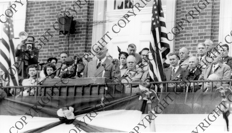 President Truman speaks at Liberty Bell replica dedication | Harry S ...