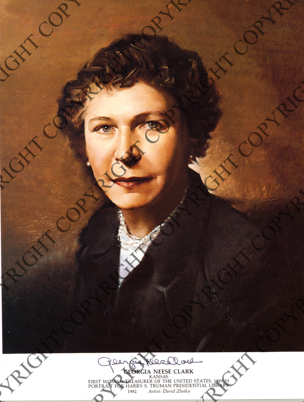 Portrait of Georgia Neese Clark | Harry S. Truman