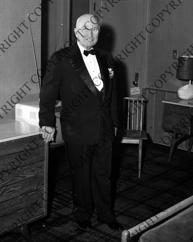 Former President Harry S. Truman poses during a Reserve Officers ...