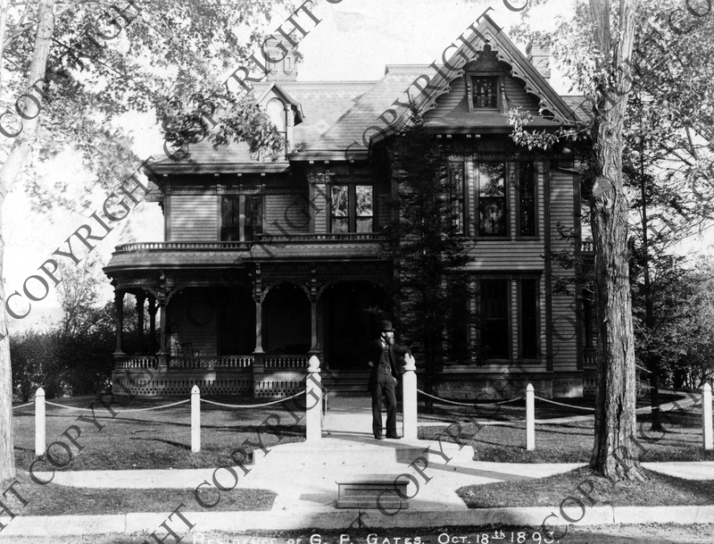 Early photograph of the Truman home with George Porterfield Gates in ...