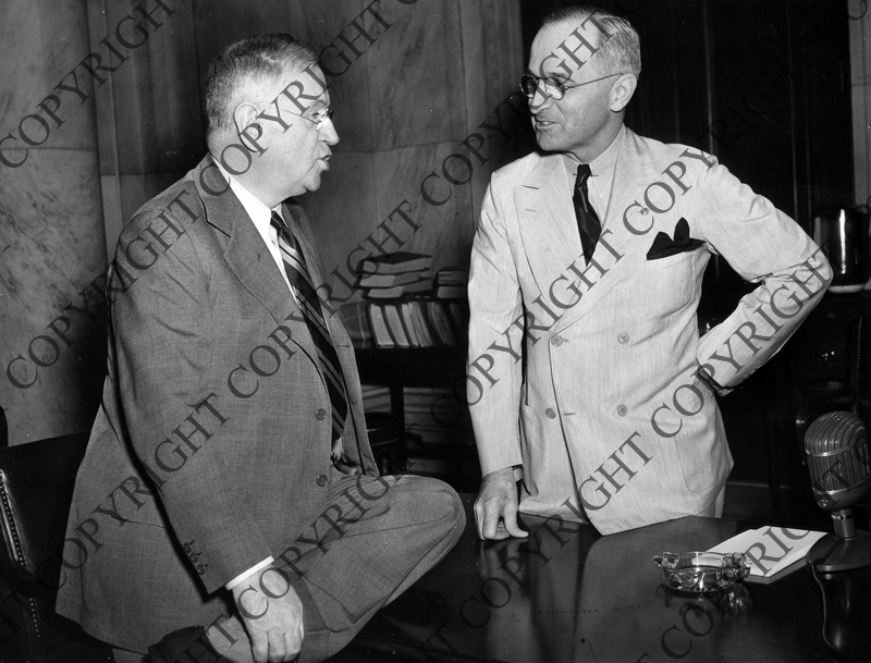 Interior Secretary Harold Ickes and Senator Truman | Harry S. Truman