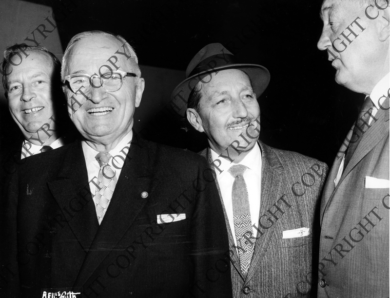 Truman with Edwin Pauley and Other Men | Harry S. Truman