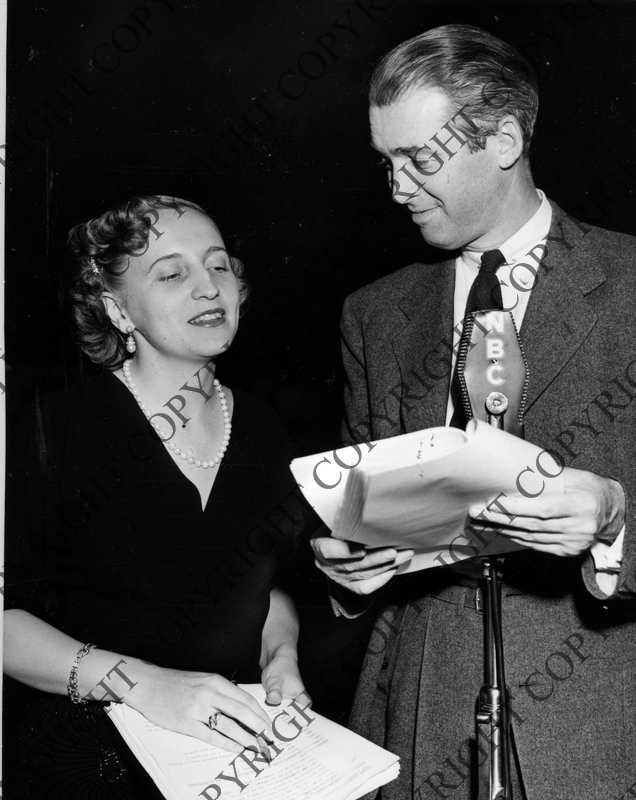 Margaret Truman and James Stewart rehearse for NBC's Screen Director's ...