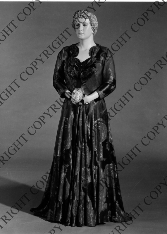 Figurine of Bess Truman in Inaugural Dress | Harry S. Truman
