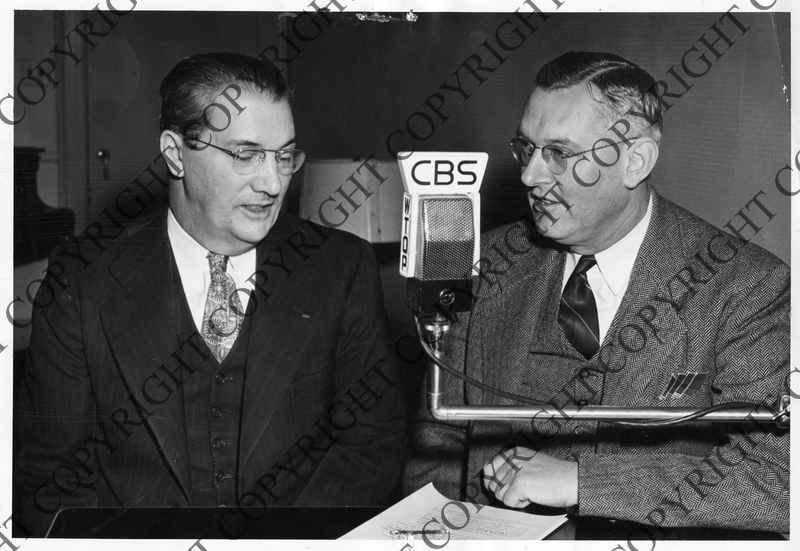 John R. Steelman During a Radio Interview | Harry S. Truman